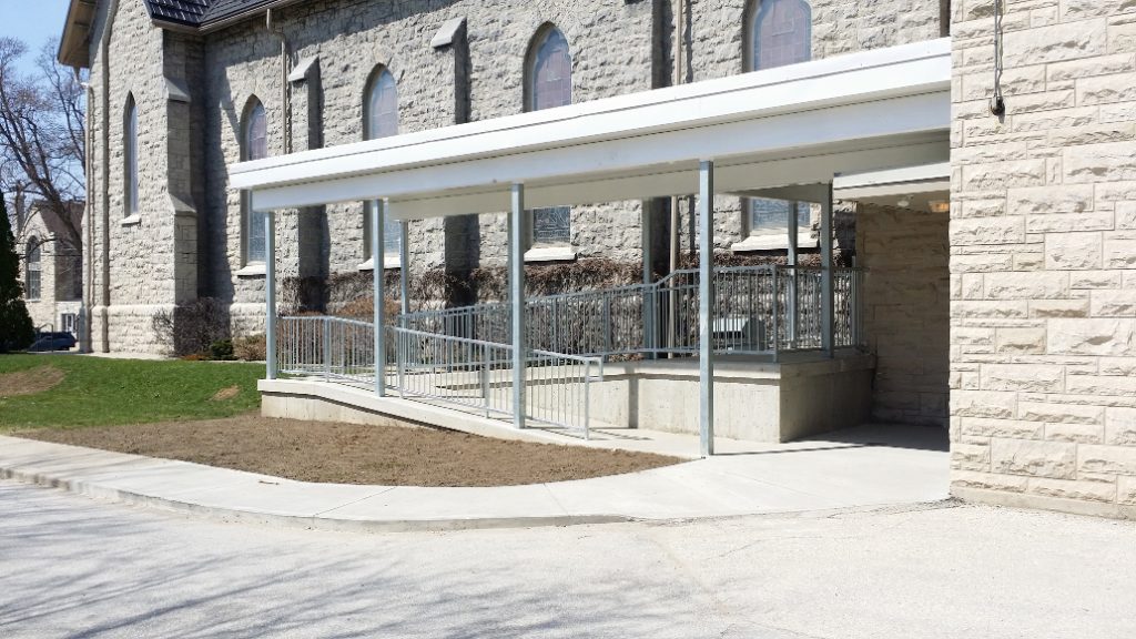 Ramp dedication – October 30, 2016 – Georgian Shores United Church